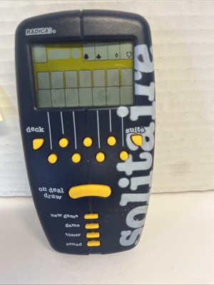 Solitaire Electronic Handheld Solitaire Game by Radica 1998 Tested ...