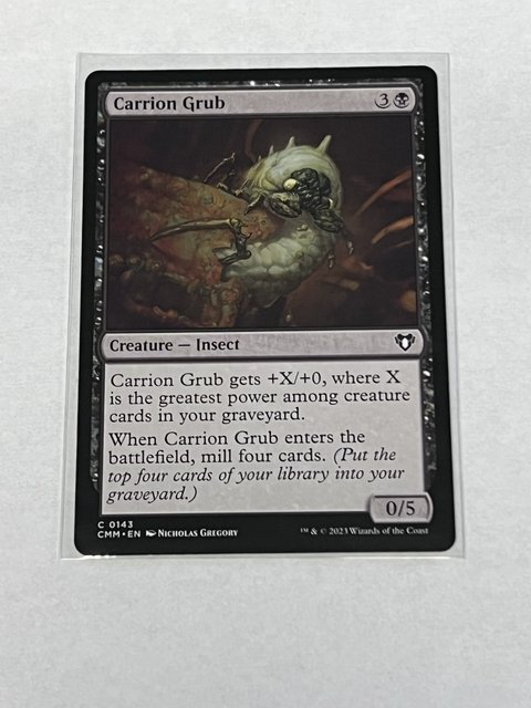 Carrion Grub Commander Masters #143 MTG | eBay