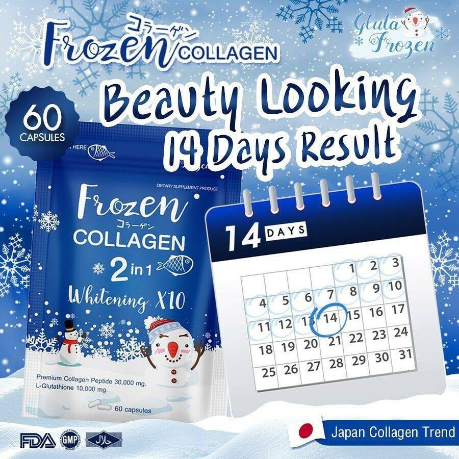 10x Frozen Collagen Whitening Peptides Glutathione Whitening Bright ...