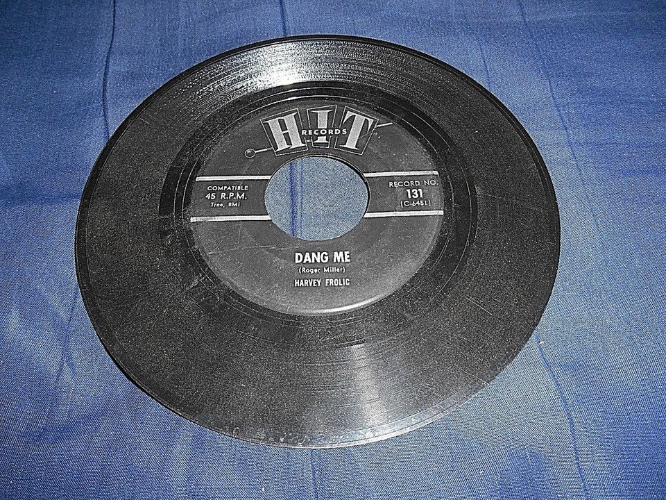 BETTY COLSON GIRL FROM IMPANEMA HARVEY FROLIC DANG ME 45 RPM HIT #131 ...