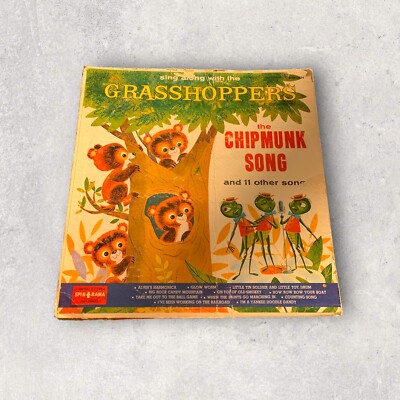 Vintage Sing Along With The Grasshoppers The Chipmunk Song - 33 1/3 RPM ...