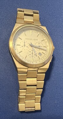 Michael Kors MK-8404 Channing Chronograph Champagne Dial Gold-plated ...