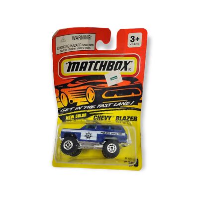 1994 Matchbox Get In The Fast Lane! Police Vehicle #50 Diecast Toy ...