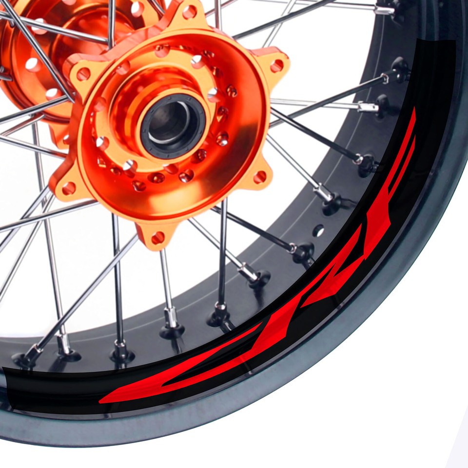 For HONDA CRF 230M 2009 Supermoto Dirt Bike Wheel Rim Vinyl Decal ...