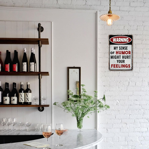 Funny Bar Sign Man Cave Vintage Metal Street Sign for Garage Home Bar ...