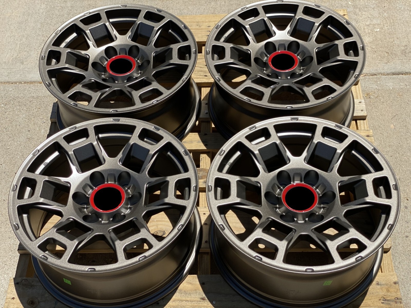 4 PCS 17x8" Bronze Wheels Fit Toyota 4Runner Tacoma FJ 6x139.7 +5 Rims ...