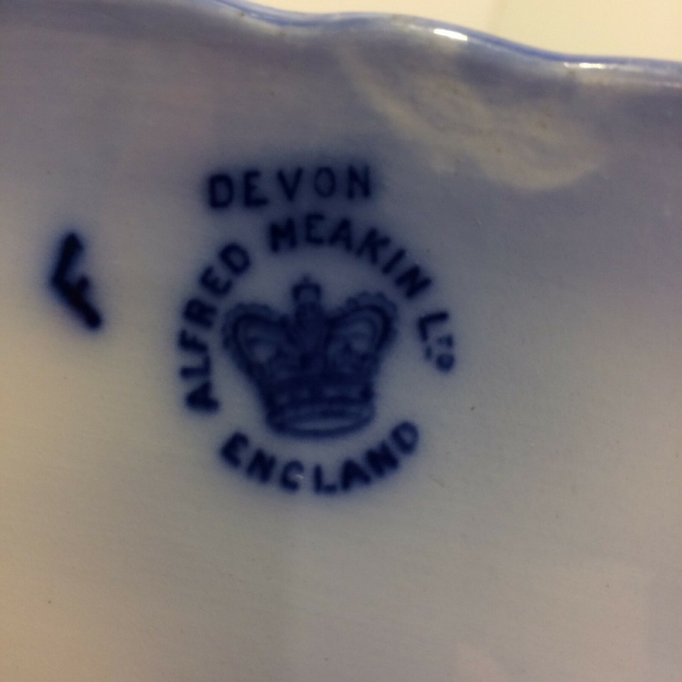 Antique Alfred Meakin 'Devon' Serving Platter, 1907 - 1915, RARE 15 3/4 ...
