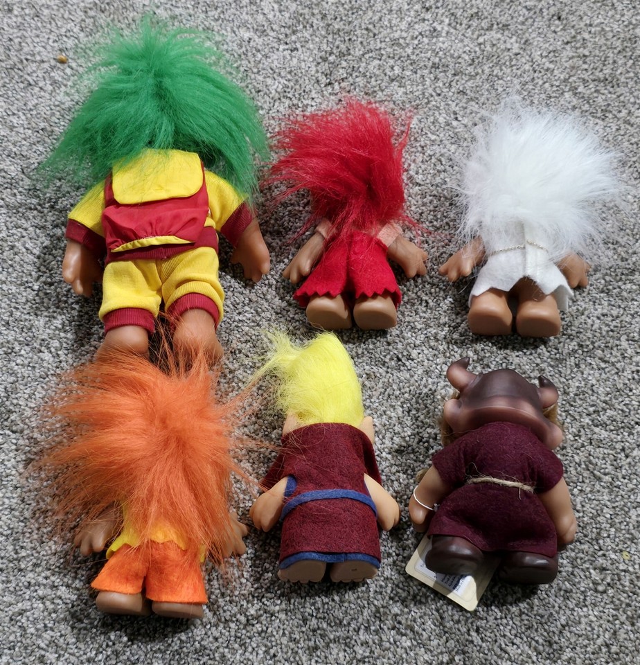 X-429 VINTAGE 1990'S-2000'S DAM TROLLS & OTHER VARIOUS SIZE TROLLS LOT ...