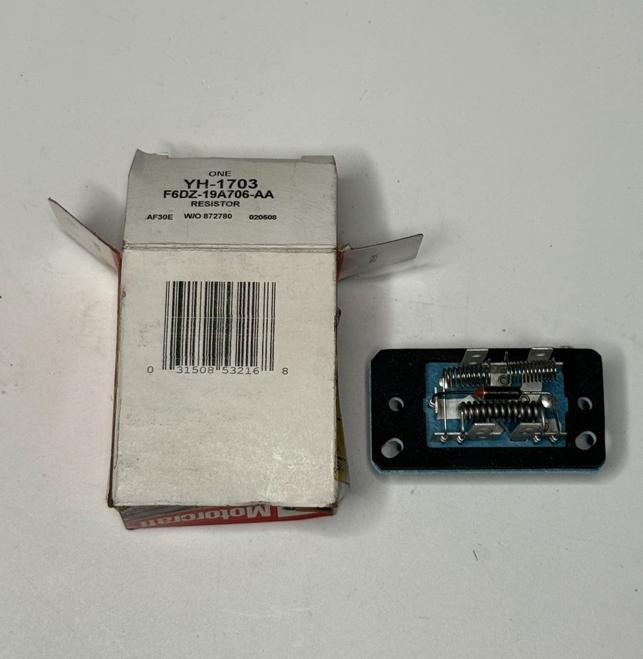 FORD MOTORCRAFT YH-1703 BLOWER MOTOR RESISTOR F6DZ-19A706-AA NOS OEM | eBay