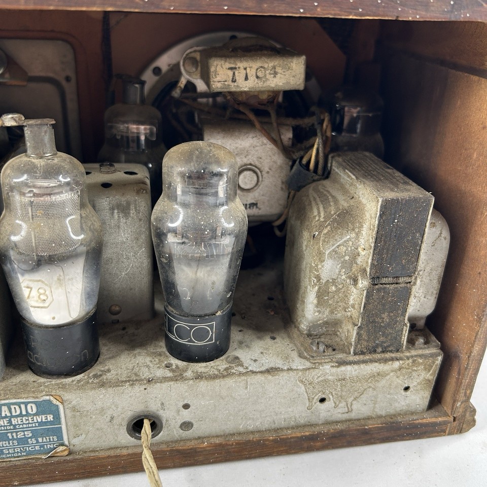 Delco "Coronet" Table Radio Model R 1125 - For Restoration | eBay