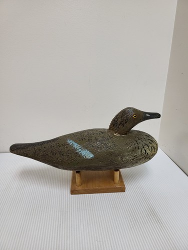 Rare Vintage Oscar Peterson Hen Black Duck Decoy Cadillac Michigan | eBay