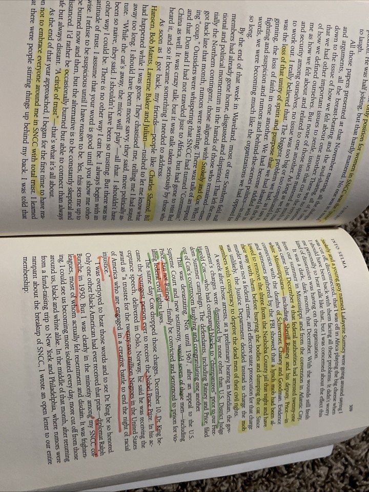 John Lewis *SIGNED* Walking With the Wind - Civil Rights - MLK - US ...