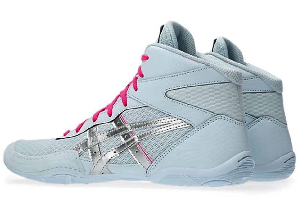 Asics Mens Matflex 7 Cool Gray-Silver Wrestling Boxing Shoes 1081A051 ...