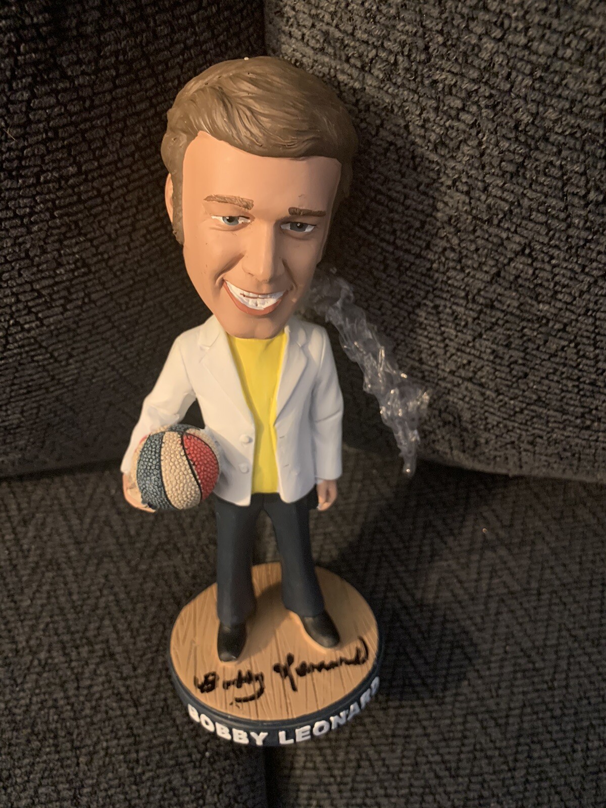 Coach Bobby Slick Leonard Signed BOBBLEHEAD Autographed Indiana Pacers ...