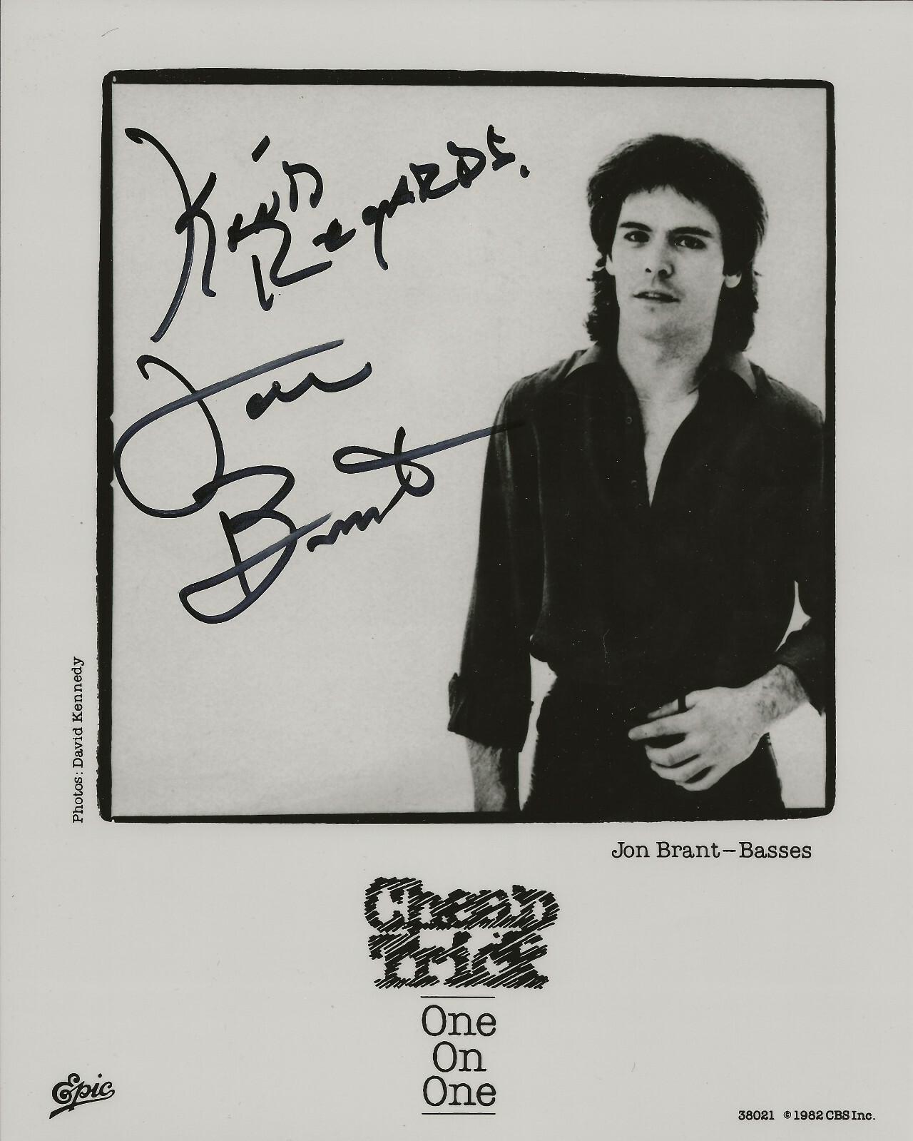Jon Brant of Cheap Trick REAL hand SIGNED Promo Photo #1 COA Autographed | eBay