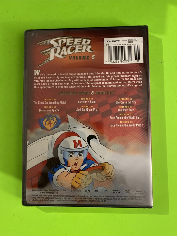 SPEED RACER VOLUME 5 (DVD 1966) BRAND NEW FACTORY SEALED - FREE ...