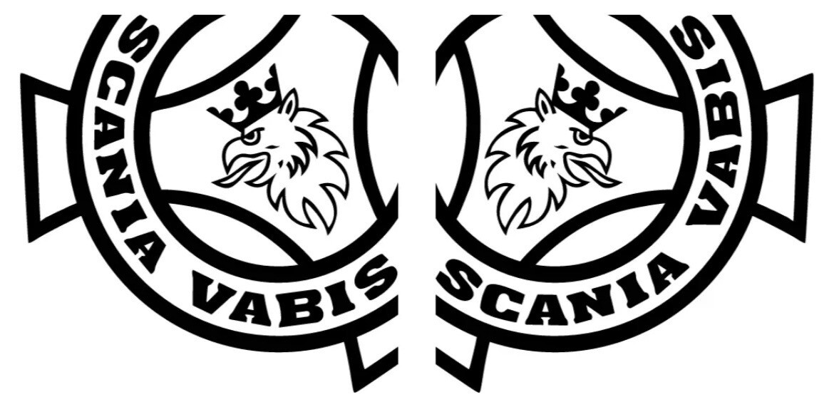 Scania Vabis Truck Window Stickers Set Of Two Left & Right Griffin Or ...