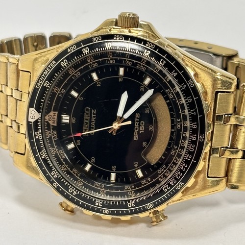 VTG Seiko H801-6001 Sports 150 Quartz Watch Analog/Digital Display ...