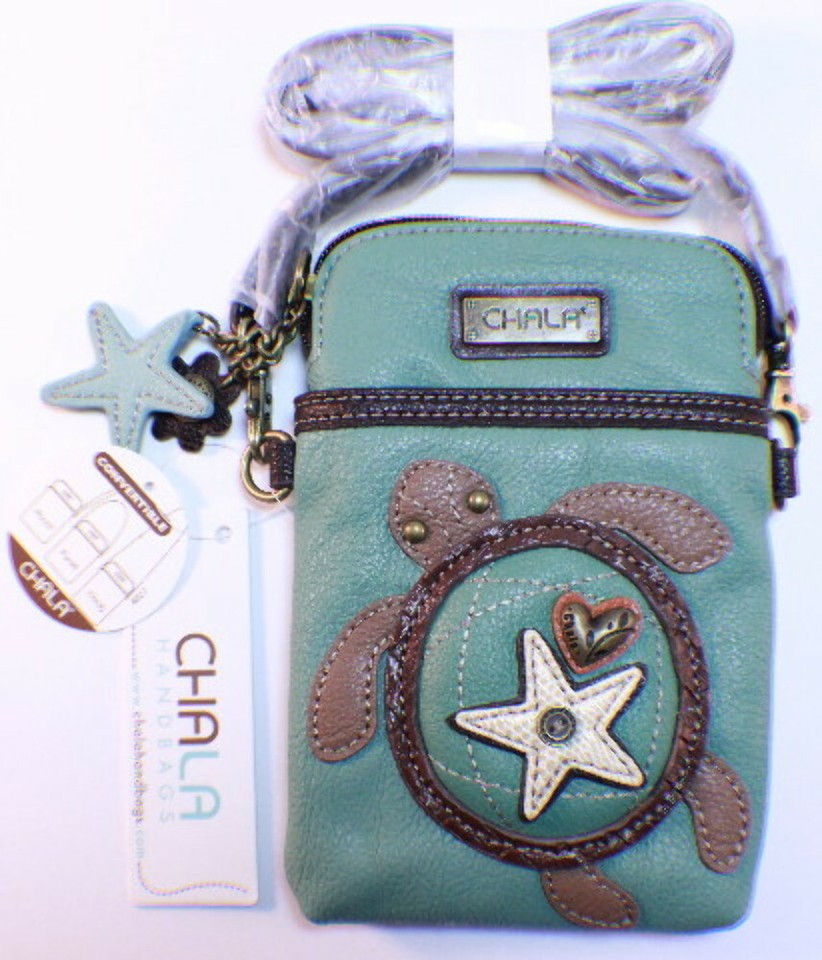 Charming Chala Sea Turtle Cell Phone Purse Mini Crossbody Bag | eBay