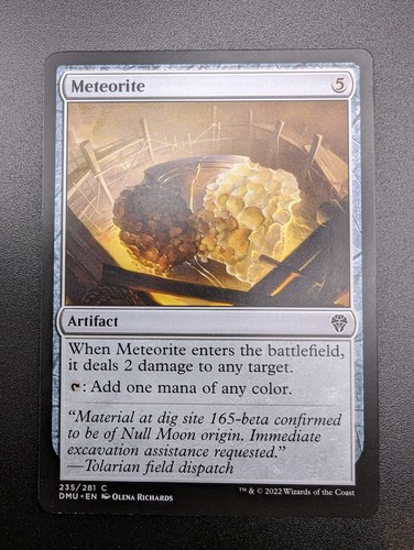 Magic the Gathering METEORITE Dominaria United #235 | eBay