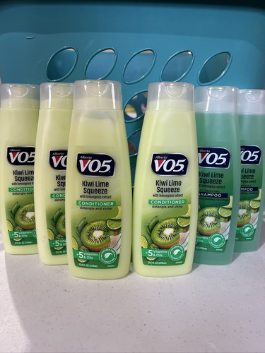 (6) Alberto VO5 Clarifying Shampoo & Conditioner Kiwi Lime Squeeze 12.5 ...