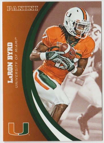 2015 Panini Miami Hurricanes - #44 LaRon Byrd for sale online | eBay