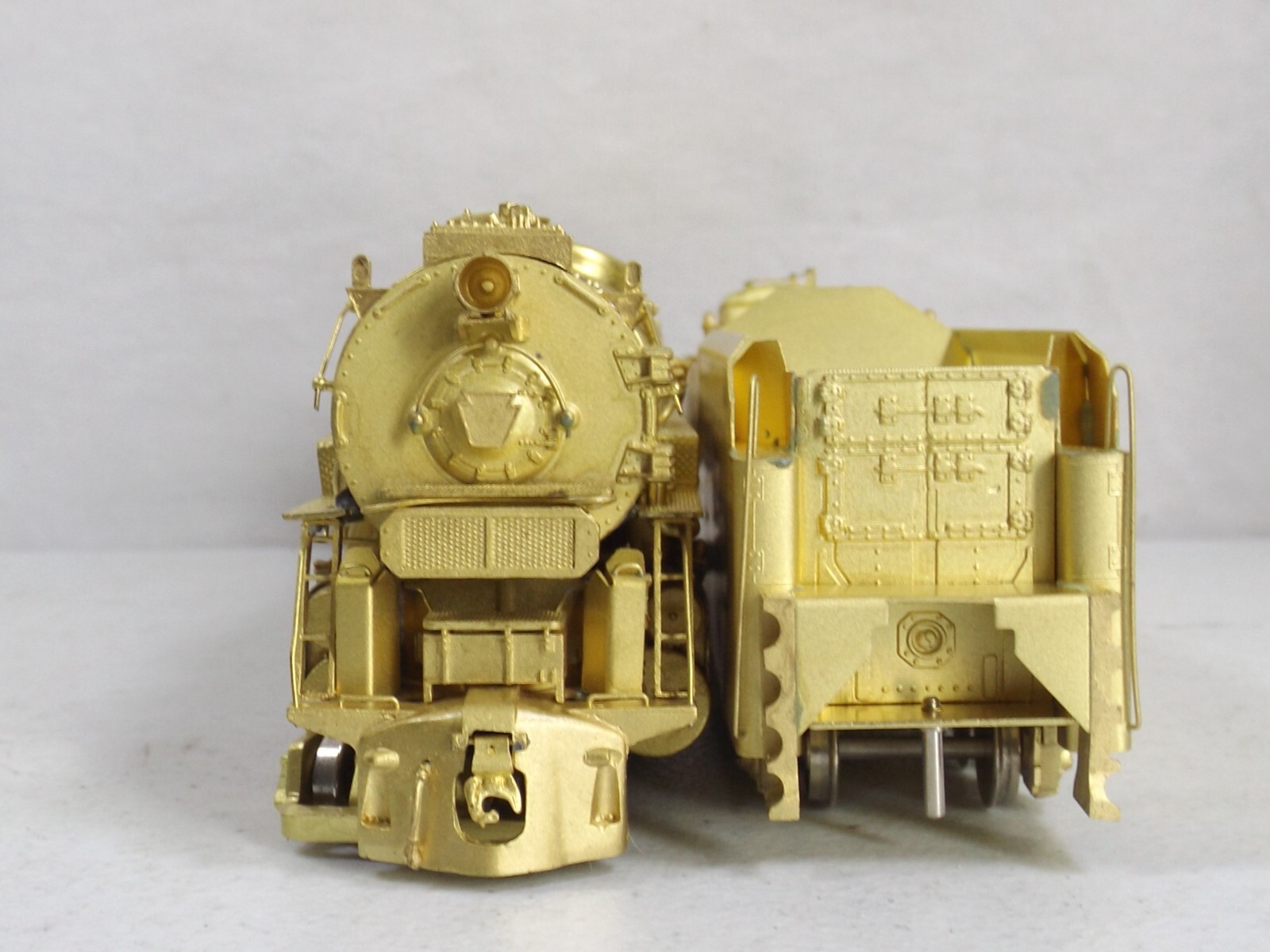 HO Sunset Models brass Pennsylvania RR 2-10-4 J1 steam engine in ...