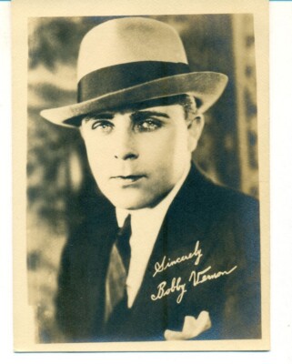 BOBBY VERNON Orig 1920 5x7 Fan Photo Signed | eBay