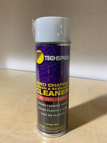 Techspray Zero Charge Screen & Keyboard Cleaner 1743 6.0oz can | eBay