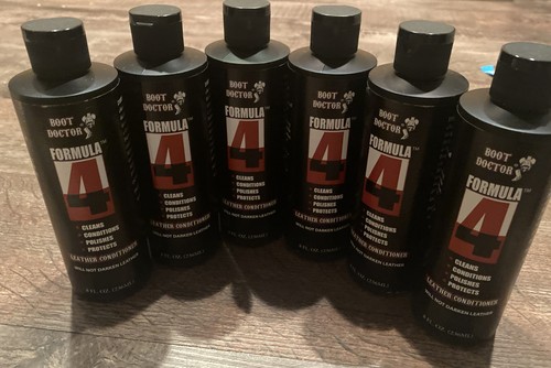 BOOT DOCTOR Formula 4 Leather Conditioner Cleaner Polish 6 pk of 8 ...