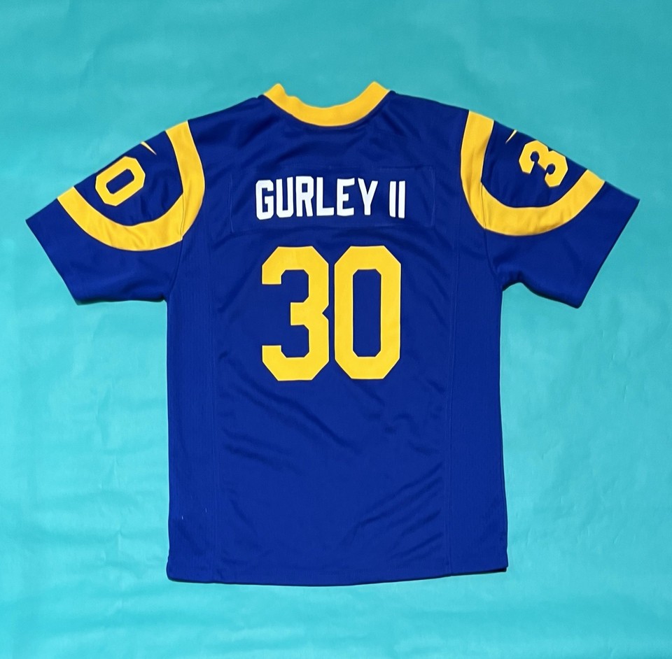 Todd Gurley II St. Louis Rams NFL Football Nike Home Jersey L Football ...