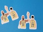 Lebron James Luka Doncic LA Lakers Basketball Glossy Sticker Vinyl ...