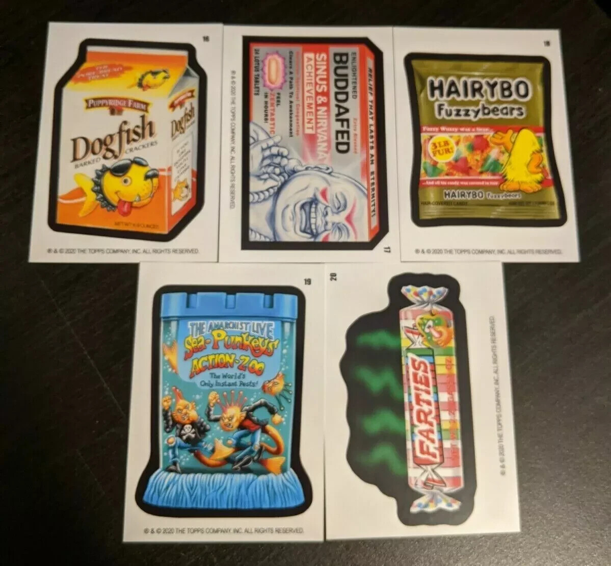 September Week 4 2020 Wacky Packages Weekly Series - 5 Card Base Set ...