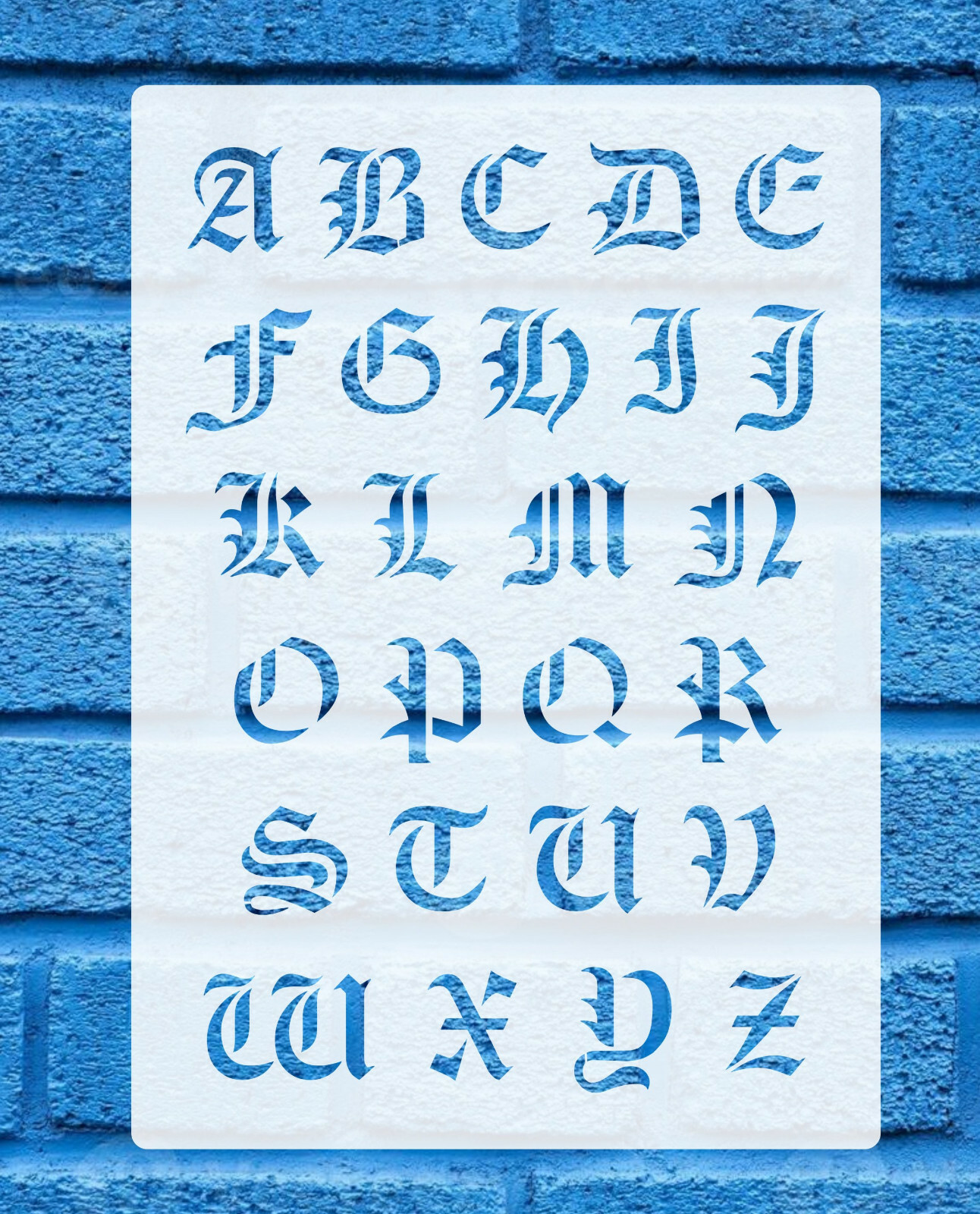 Buchstaben Schablonen Schriftschablonen Alphabete verschiedene ...