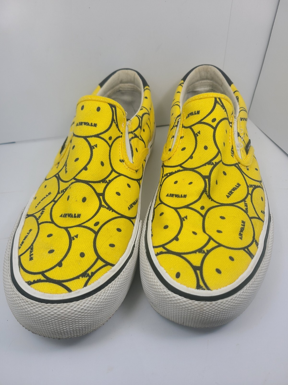Airwalk Shoes Sneakers Smile Smiley Face Yellow Mens … - Gem