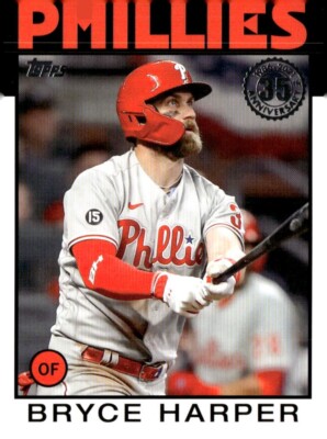 2021 Topps Update '86 Topps #86B6 Bryce Harper Card Philadelphia ...