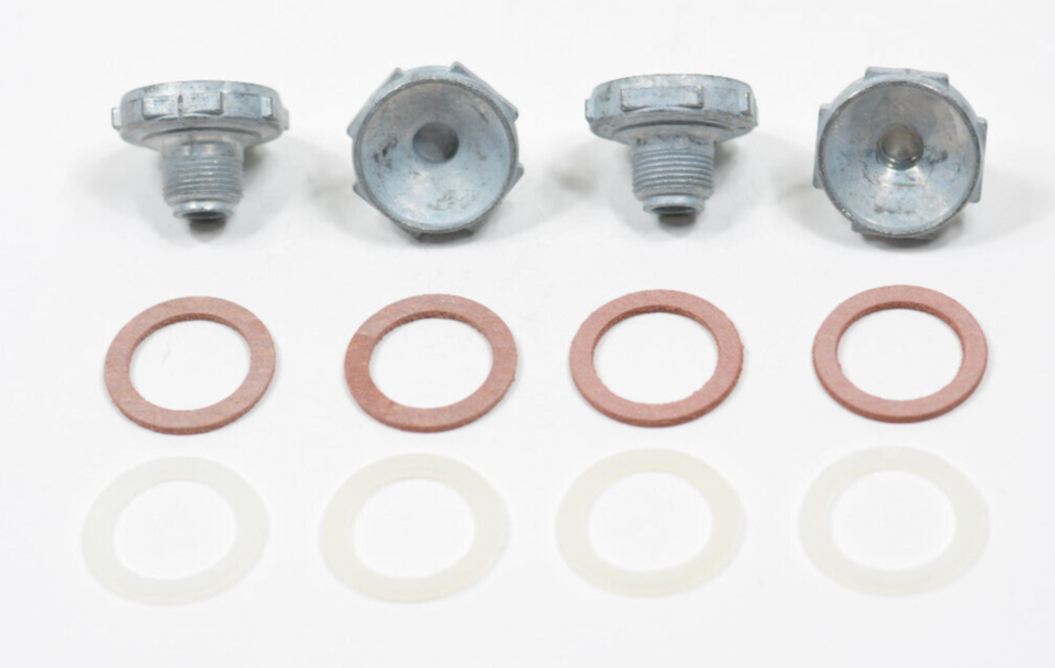 Power Valve Block Off Plugs & Reusable Gaskets (4 Pack) | Fits Holley ...
