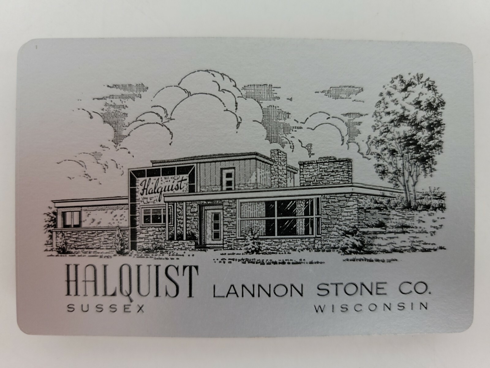 Halquist Lannon Stone Sussex WI Brown Bigelow Remembrance RediSlip ...