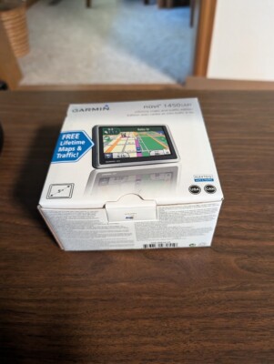 Garmin nuvi 1450LMT 5" Touch Screen Portable GPS Lifetime Maps Traffic ...