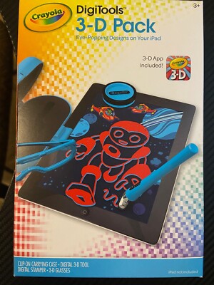 CRAYOLA DigiTools 3-D Pack Eye Popping Designs on your iPad! BRAND NEW | SEALED | eBay