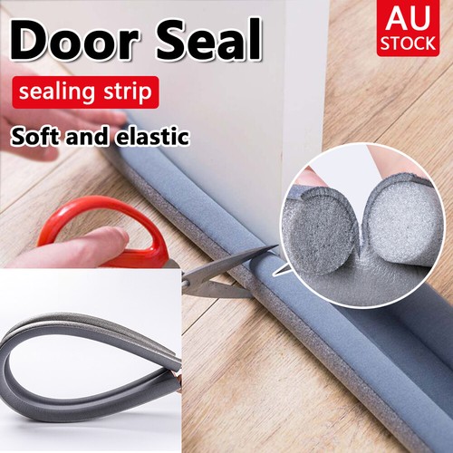 Flexible Door Bottom Sealing Strip Guard Wind Dust Threshold Seal Draft ...