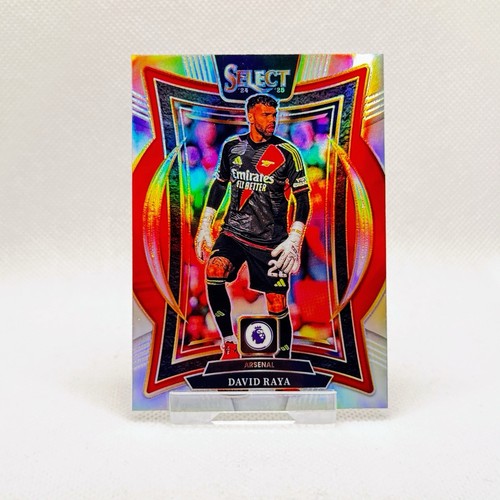 24-25 Panini Select EPL David Raya Silver Prizm Refractor Insert Card ...