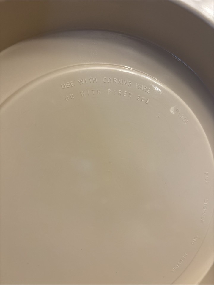 Pyrex Pie Keeper P309 Clam Shell 9" Vintage PYREX Pie Dish # 209 | eBay