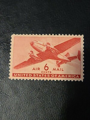 Stamp US 6c Transport Plane, (Air Mail) Sc #C25 Great Find - # 1646 | eBay