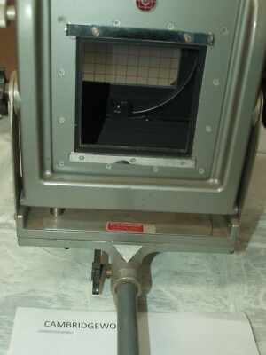 BURKE and JAMES ORBIT MONORAIL 4X5 VIEW CAMERA with TRIPOD ADAPTER | eBay