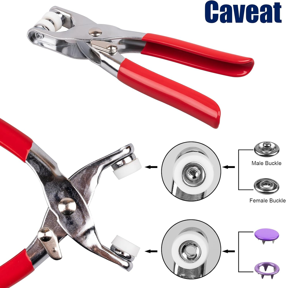 200 Sets Snap Button Kit, 9.5Mm 10 Colors Snaps for Clothing, Snap ...