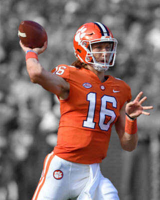 Clemson Tigers TREVOR LAWRENCE Glossy 8x10 Spotlight Photo College ...