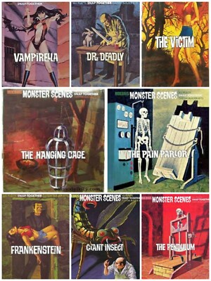 Moebius Models 1/13 Monster Scenes Snap Together New Plastic Model Kit ...