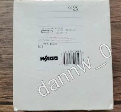 1PC New in box WAGO 787-1668 Electronic circuit breaker | eBay