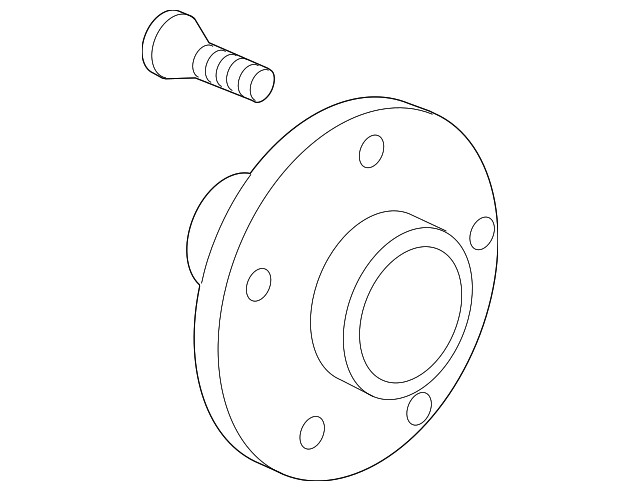 Genuine Toyota Lexus Front Axle Wheel Hub 43502-28100 43502-0E030 OEM ...